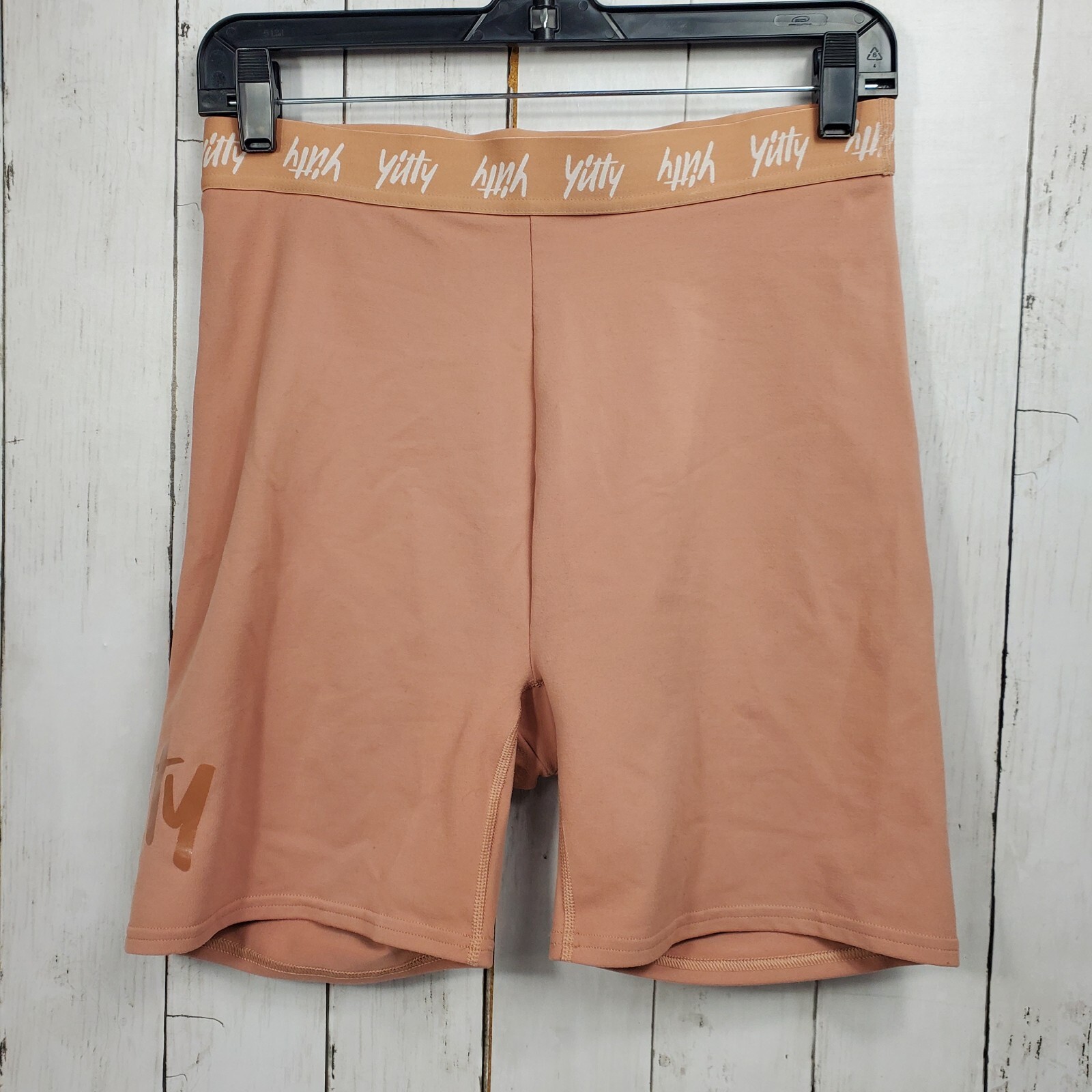 Fabletics Yitty Shorts From Lizzo High Waist Short Womens Size XL Tan ...