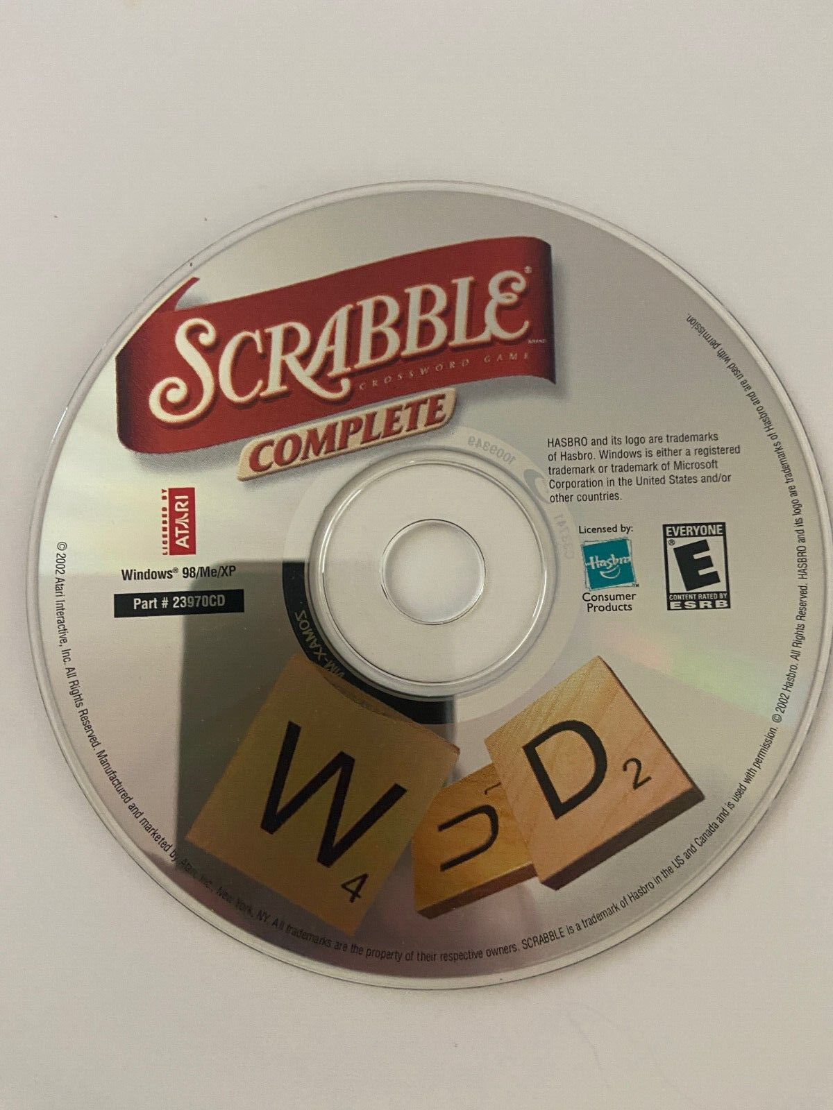 Scrabble Crossword Game - 2005 - CD-ROM Game. Disc Only | eBay