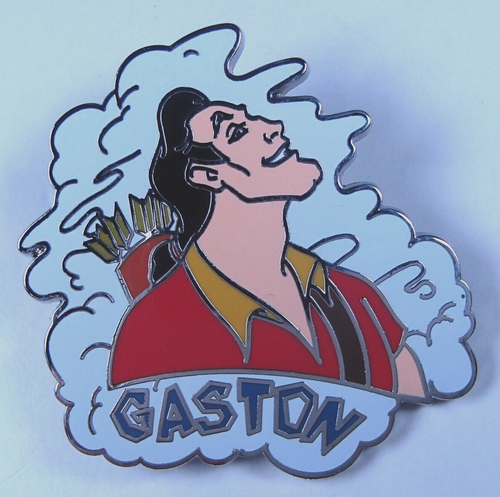 Disney Pin 2023 Villains Booster Set - Gaston (Beauty & the Beast ...