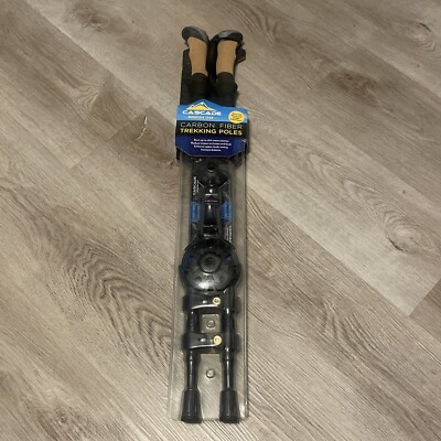 Cascade Mountain Tech Carbon Fiber Adjustable Trekking Poles ...