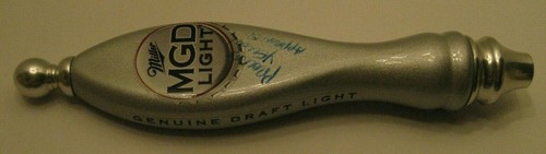 MILLER MGD LIGHT pub beer TAP handle ***PROTOTYPE*** | eBay