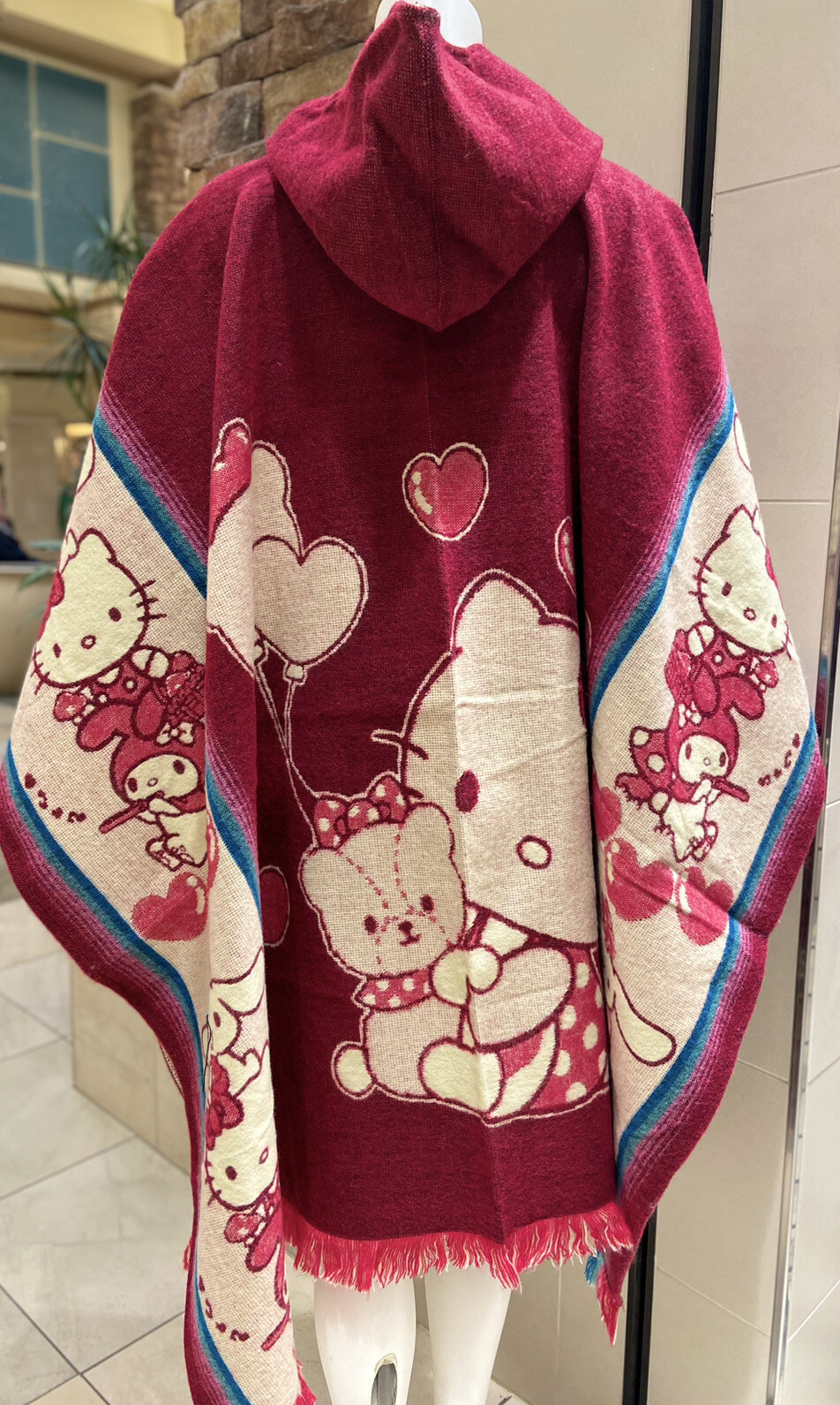 Style Alpaca Cape, Hello Kitty, Handmade By Indigenous Hand, Soft And ...
