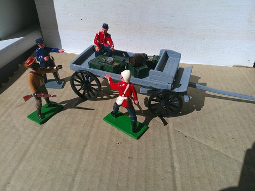 Trophy Wales Miniature British 24th Foot Quartermaster Supply wagon ...