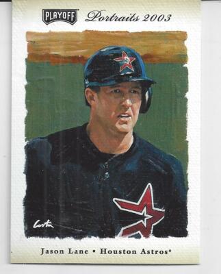 Jason Lane 2003 Playoff MLB Portraits Numbered Card # 128/250 Astros | eBay