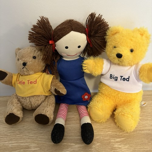Play School Plush Bundle Jasnor 2016 X 3 Big Ted Little Ted And Jemima ...
