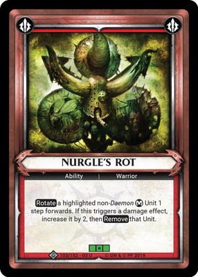 Nurgle's Rot - FOIL - Savagery - Warhammer Age of Sigmar | eBay