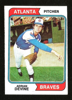 1974 Topps SET BREAK #614 ADRIAN DEVINE RC ATLANTA BRAVES (001) | eBay