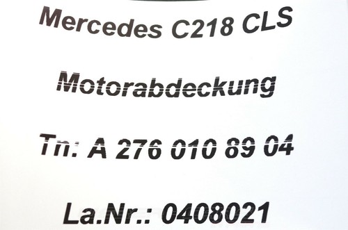 23km A2760108904 Mercedes Benz W218 CLS 400 V6 M276 Engine Cover | eBay