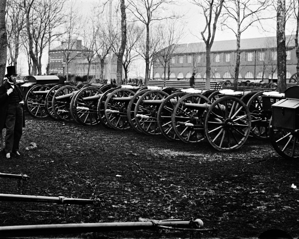 New 8x10 Civil War Photo: Park of Wiard Guns at the Arsenal in ...