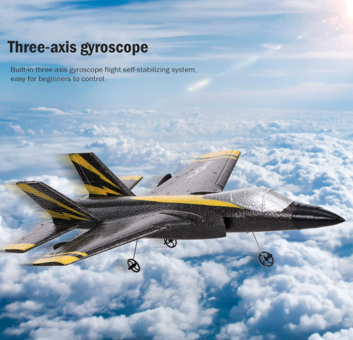 F-35 RC Airplane Ready to Fly 2 Channel 2.4Ghz FX-635 Plane BLACK w/2 ...