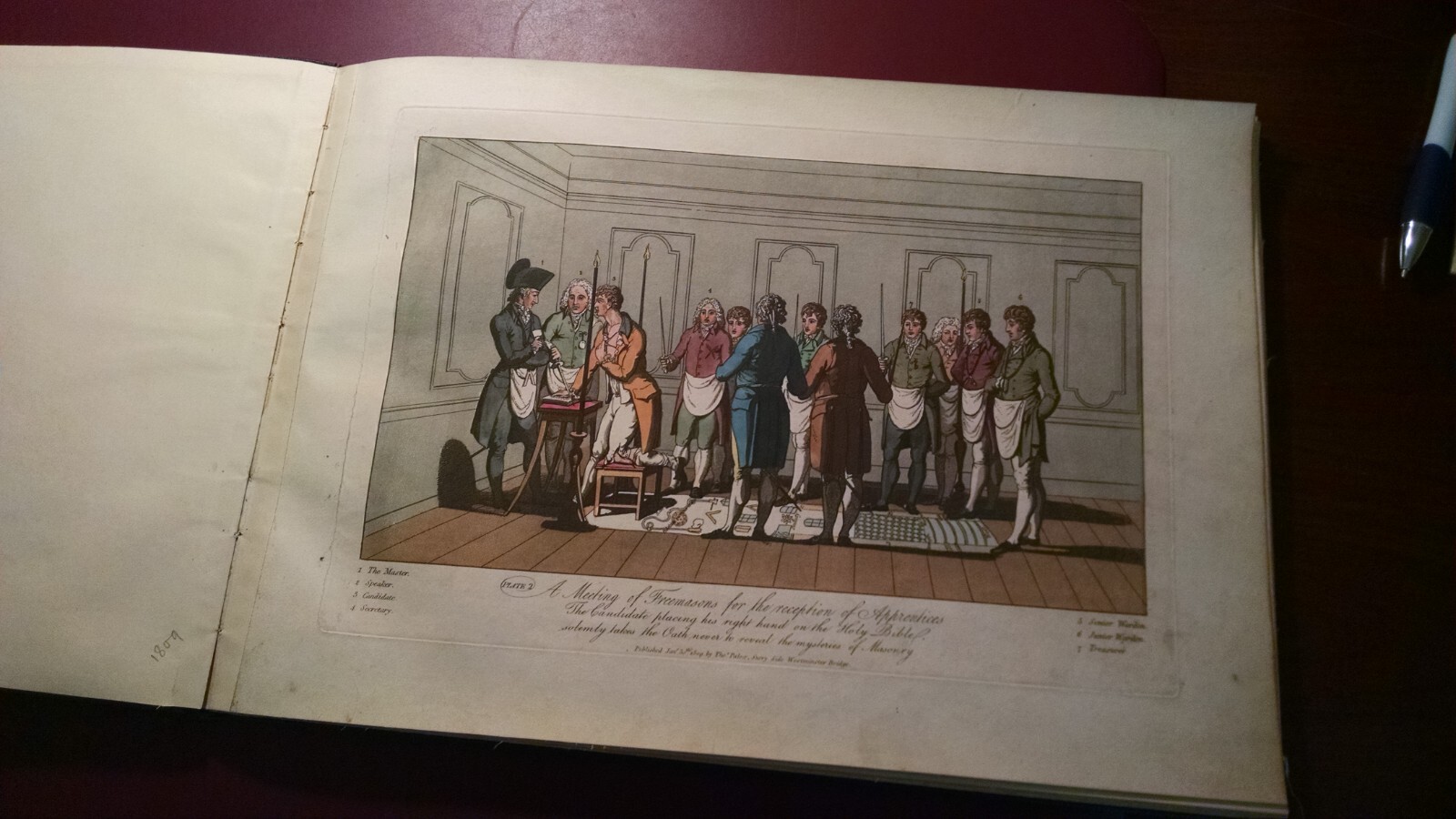 Antique Masonic Lithographs, Freemasonry Prints Published by Palser ...