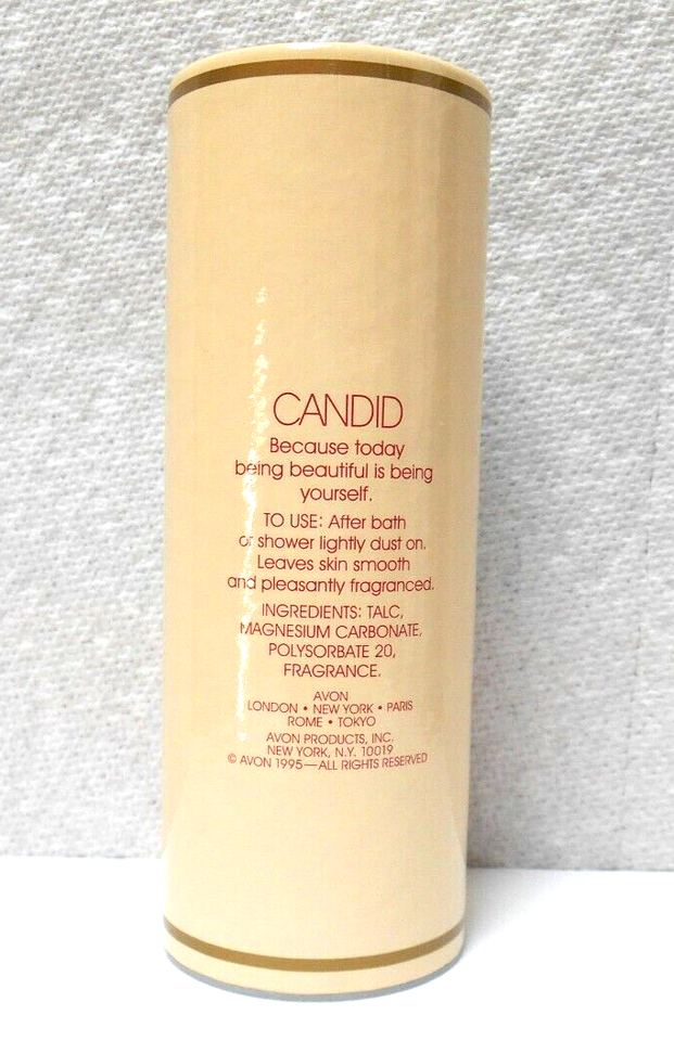 Avon Candid Perfumed Body Talc Powder 3.5 oz New | eBay