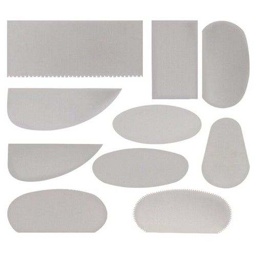 10PCS Pottery Clay Steel Scraper For Polymer Steel Cutter Ceramic ...