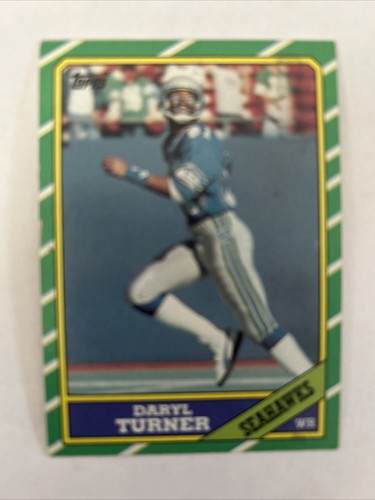 1986 Topps Football Card #206 Daryl Turner Seattle Seahawks Nm Free ...