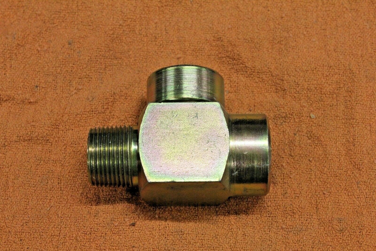 5602-12-12-12 3/4" Male pipe run tee 12MP-12FP-12FP Tee hydraulic ...