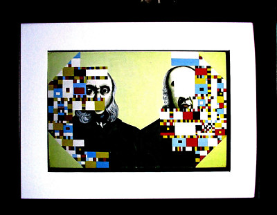 Erro Photo Multiple Hand Signed, Dated 2015 30x20cm, with Frame Orig ...