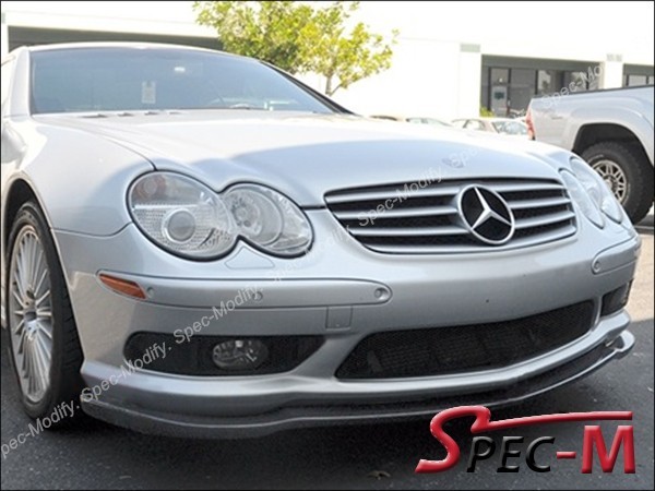 2003-2006 CARBON MERCEDES BENZ R230 FOR SL55AMG C TYPE FRONT LIP ...