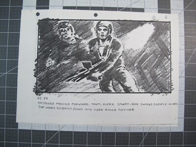 vtg 1980s Aliens movie LA Effects storyboard 1st gen production used ...