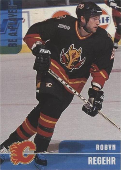 1999-00 In the Game Be A Player Memorabilia - Robyn Regehr #304 for ...