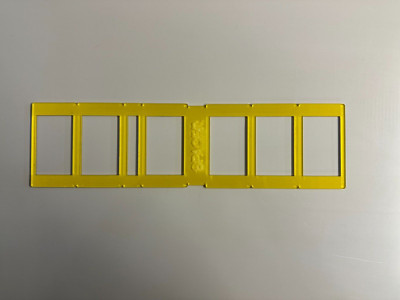 4 x 3 4D 3D Insert for Number Reg Plate Jig - FOR Standard Oblong 520mm ...