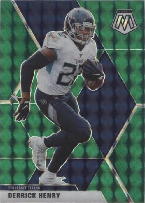 2020 Panini Mosaic - Derrick Henry #191 Green Mosaic Prizm for sale ...