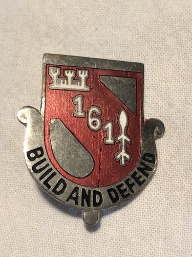 Lapel Pin - US ACE - Insignia Crest - 161st - Build & Defend | eBay