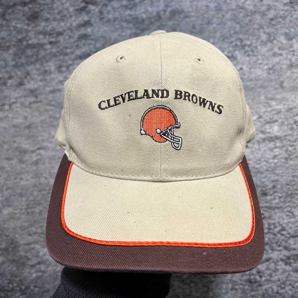 Vintage Cleveland Browns Hat Adjustable NFL Annco 90s Tan Adjustable ...