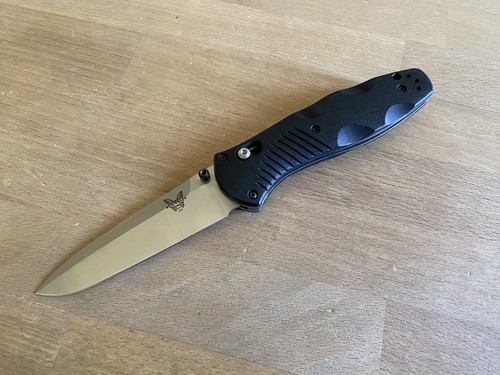 Benchmade 580 Barrage Osborne Assisted Folding Knife 3.6" 154CM Plain ...