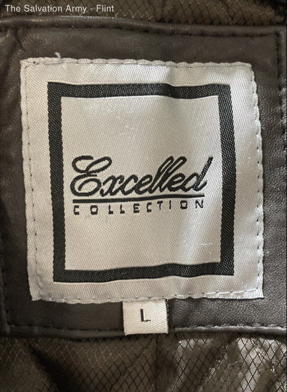 Excelled Collection Womens Brown Leather Long Sleeve Full-Zip Jacket ...