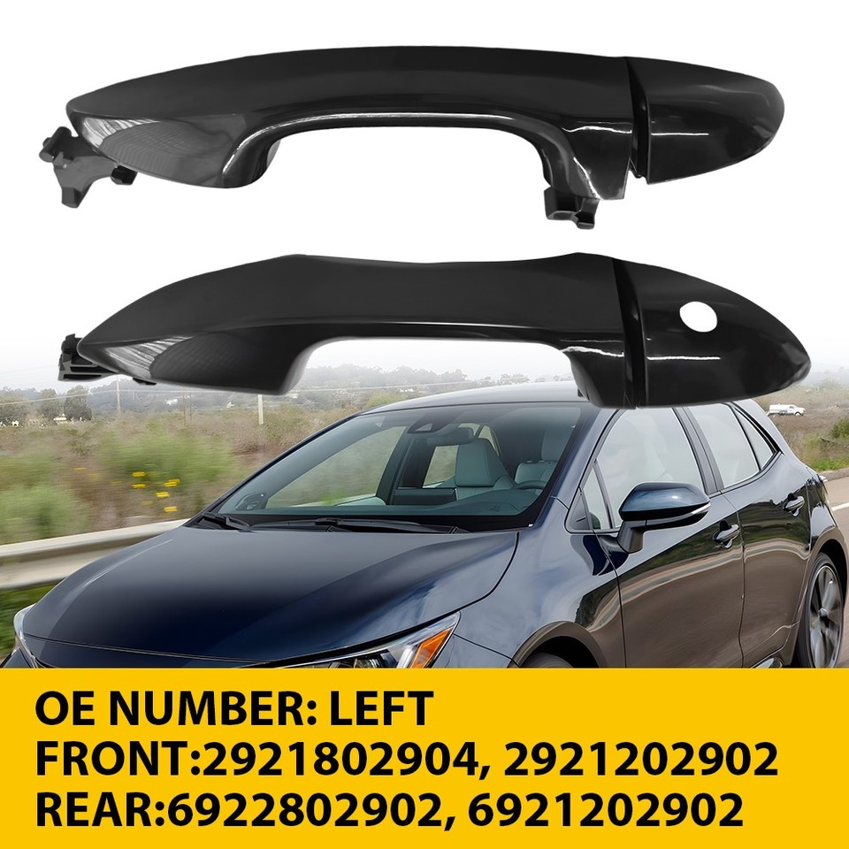 For 14-19 Toyota Corolla Front Left & Rear Left Outside Door Handle ...