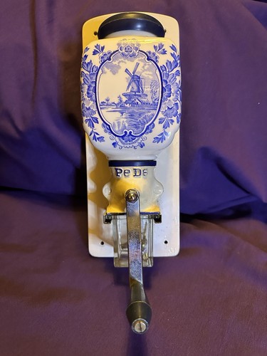 Mid Century Dutch PeDe Wall Coffee Grinder c1950s | eBay