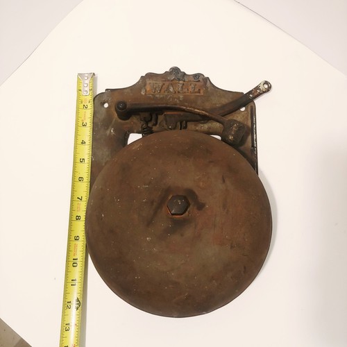 Antique 1800’s Trolley Bell Made By P. Wall Co Boxing Ring Side Great ...