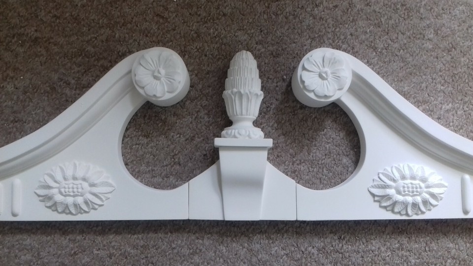 A large traditional georgian style door / window pediment frame ...