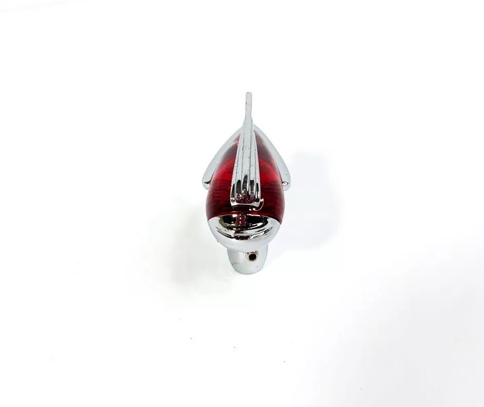 Vintage Classic Custom Car Truck Fender Guide Style Red Antenna Topper ...