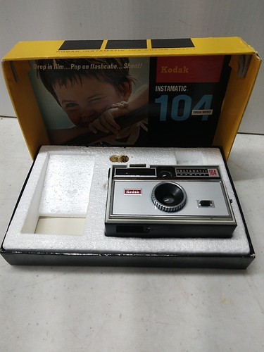 Vintage Kodak Instamatic 104 Camera Color Outfit CAMERA AND BOX ONLY | eBay