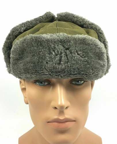 Orginal Military Winter Hat Ushanka Czech Army Surplus Cold War Cap ...