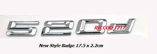 520d badge for BMW diesel rear trunk 15 x 2.2cm new style ABS chrome | eBay