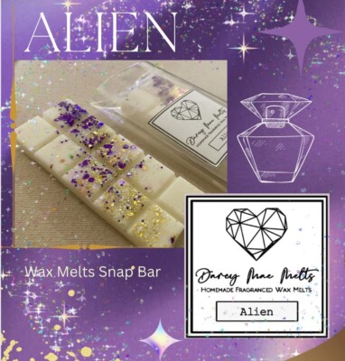 Highly scented wax melts bar, Alien, 10 Chunk,free gift with 3+ bars ...