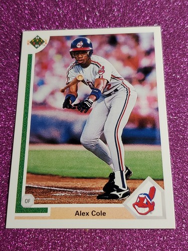 1990 Upper Deck Alex Cole Cleveland Indians #654 | eBay