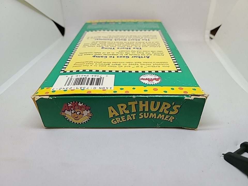 Arthur's Great Summer VHS 2002 Includes 3 Great Adventures PBS Kids ...