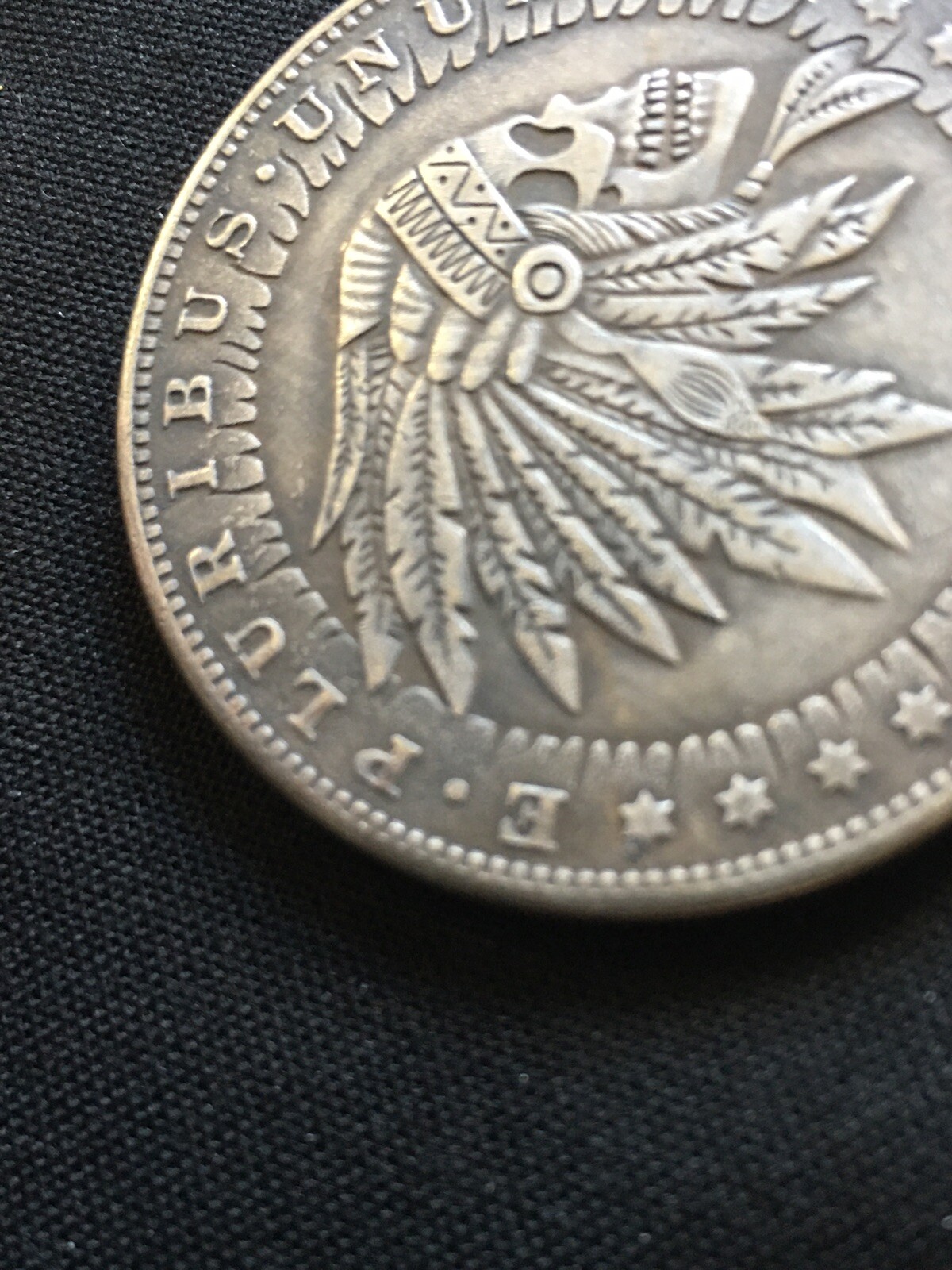 Indian Warrior Novelty Good Luck Heads Tails Challenge Coin Token USA ...