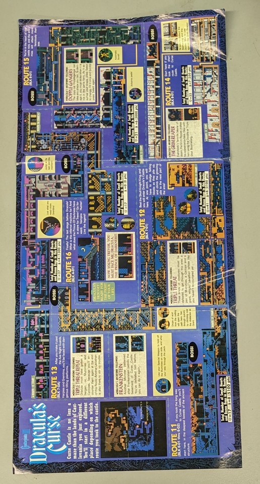 Mega Man 3 III 1990 Castlevania III Draculas Curse Nintendo Power ...