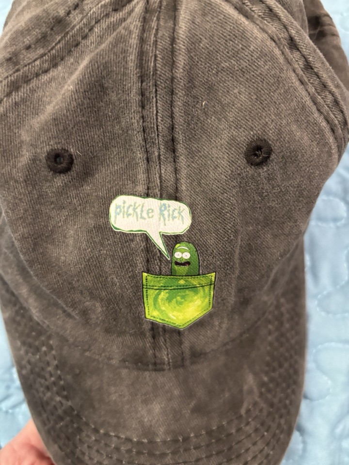 Rick and Morty Pickle Rick grey baseball cap - Fast Shipping | eBay