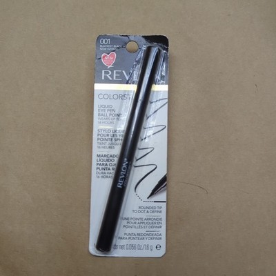 Revlon Colorstay Liquid Eye Pen Ball Point, 001 Blackest Black | eBay