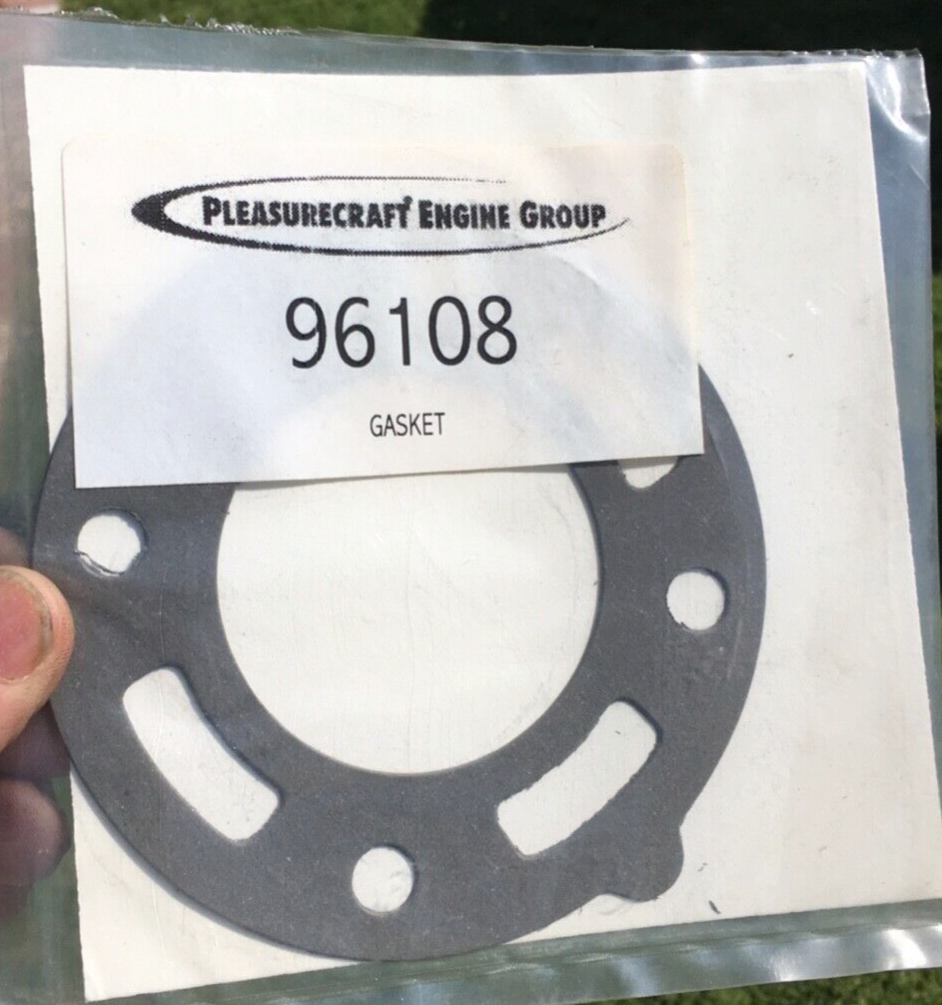 Crusader/PleasureCraft Engine Exhaust Riser 3-Hole Gasket (96108) (Tub ...