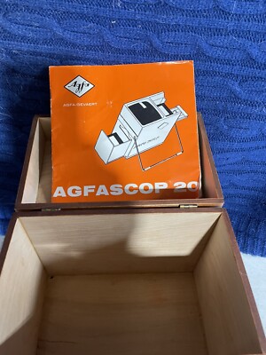 portable mini slide viewer housed in beautiful wooden box | eBay