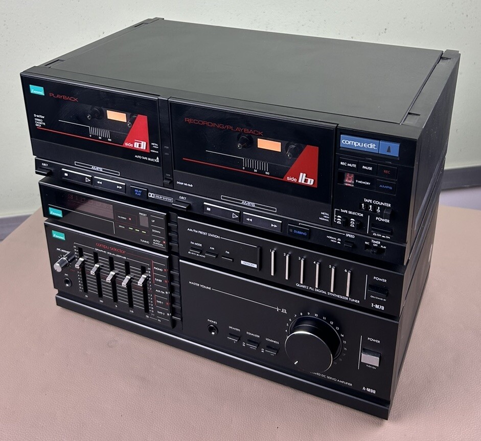 SANSUI AM90 TM70 DM70W MINI SYSTEM | eBay