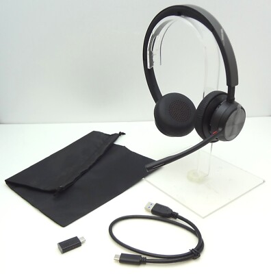 Plantronics Voyager 4320 UC BT600 USB-C Stereo Bluetooth Wireless PC ...