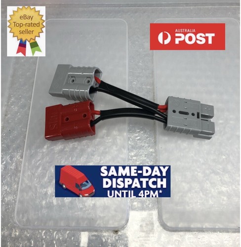 Anderson Red Style Plug Connector Double Y Adaptor 6MM Auto Cable SOLAR ...