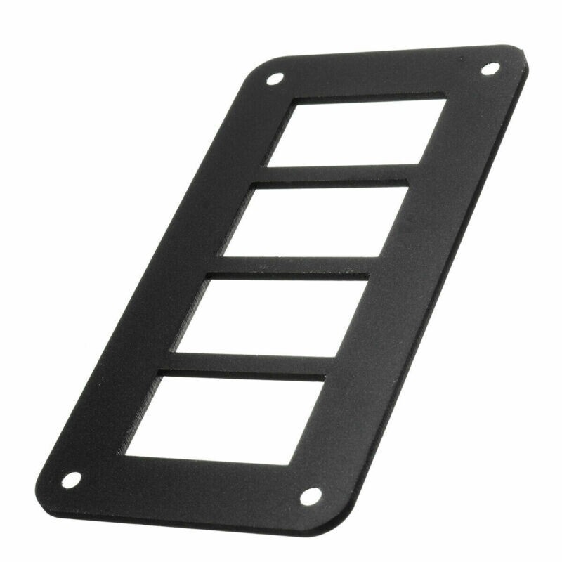 Rocker Switch Panel Holder Marine Dash Board LED Rocker Aluminum Alloy ...